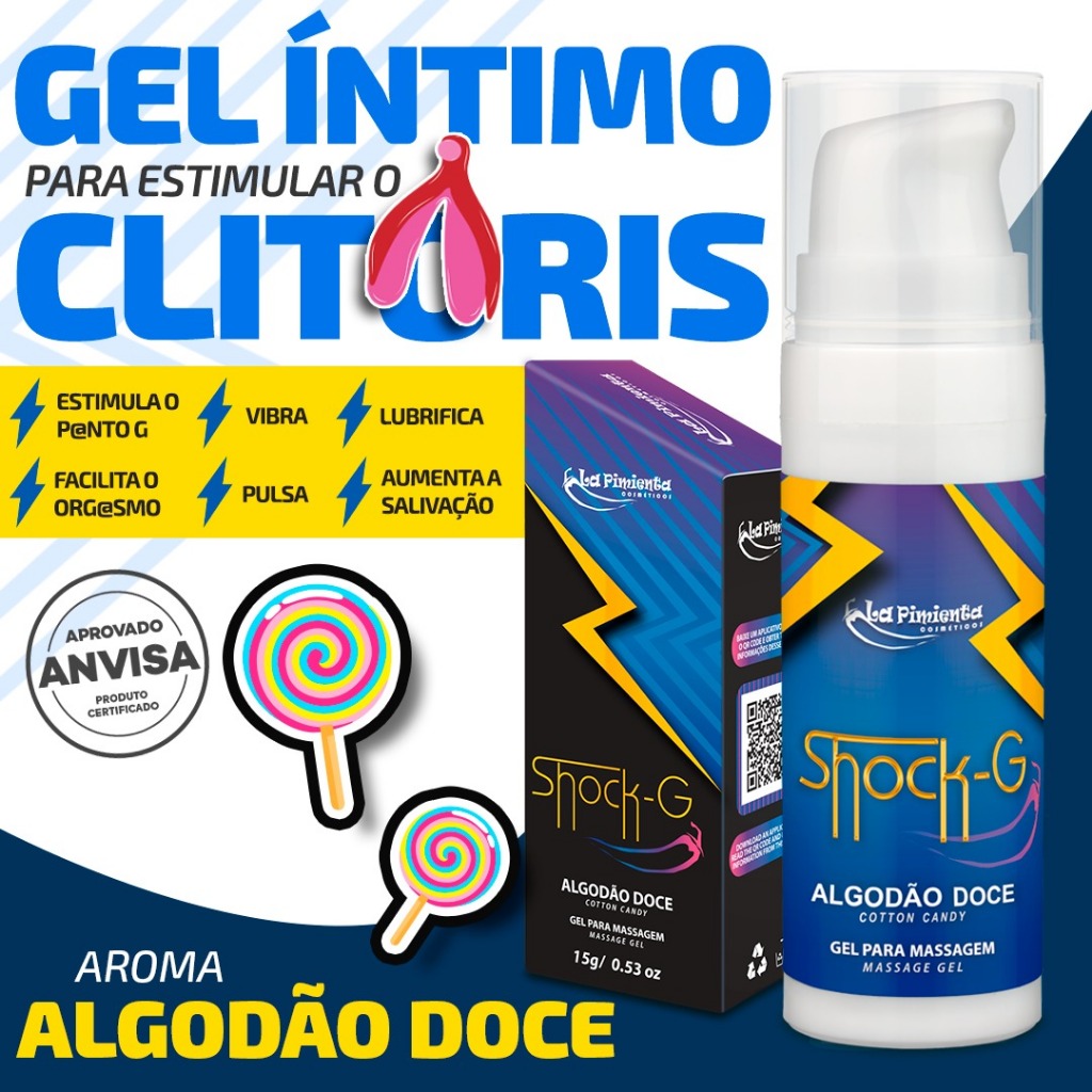 GEL ÍNTIMO PARA ESTIMULAR O CL!TÓRIS! LINHA SHOCK-G | Shopee Brasil