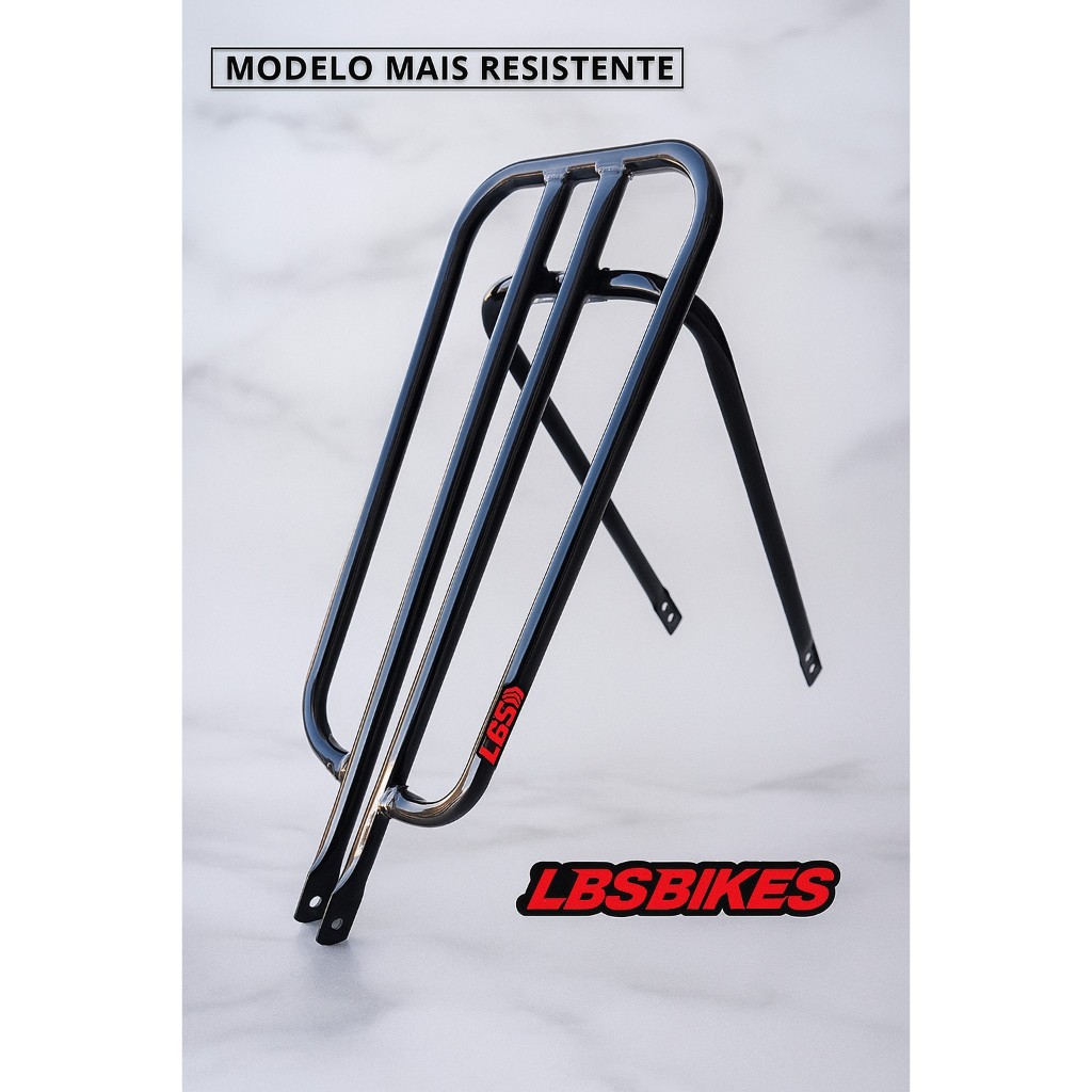 Garupa Reta Bh Articulavel totalmente reta garupeira bagageiro ...