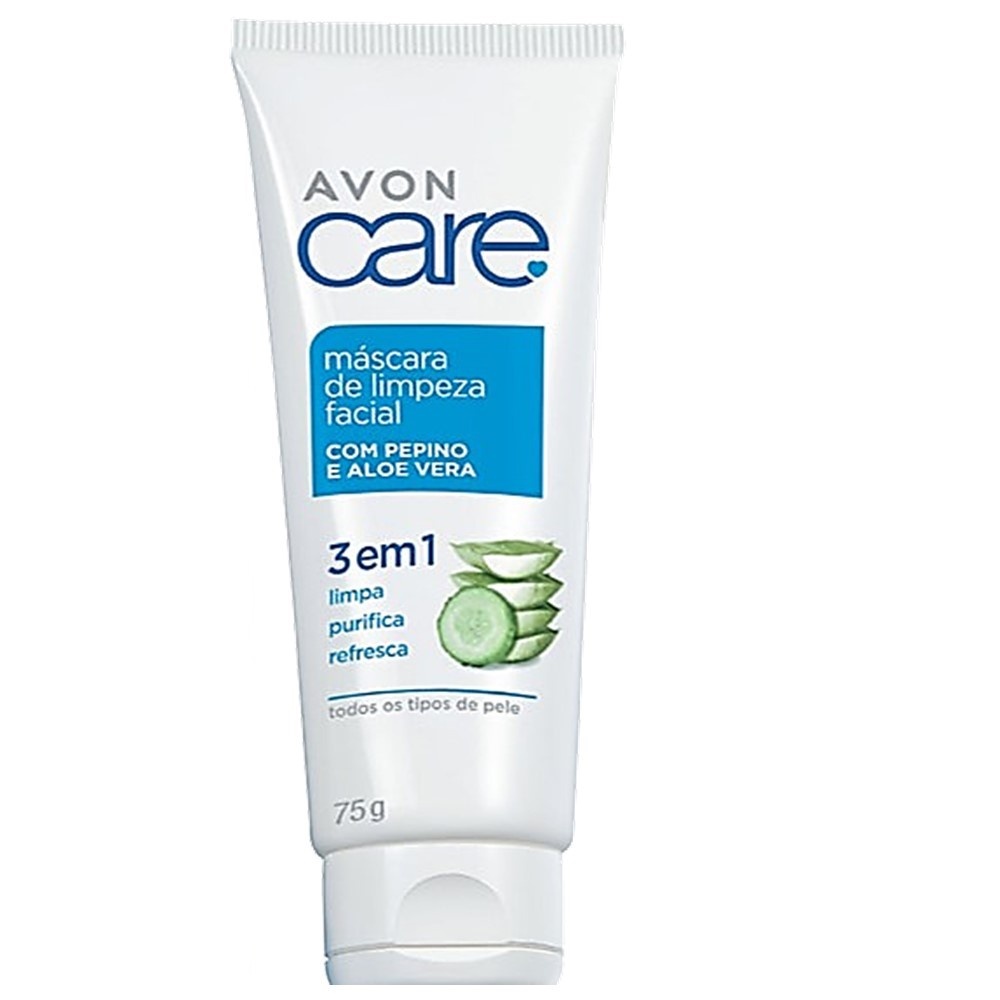 Mascara de Limpeza Facial, Avon Care com Pepino e Aloe Vera - 75g ...