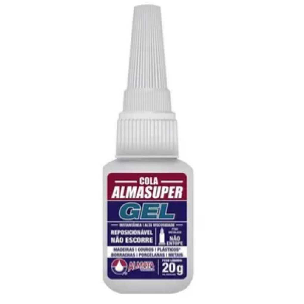 Cola instantânea ALMA SUPER Gel 20g | Shopee Brasil