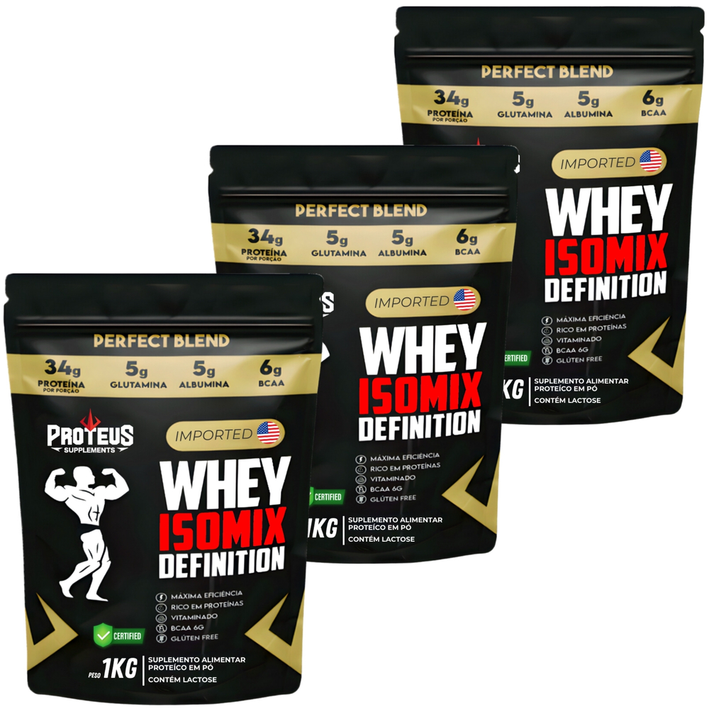 Whey Protein Black Proteus Isolado 3kg - Sabor Baunilha, Chocolate ...