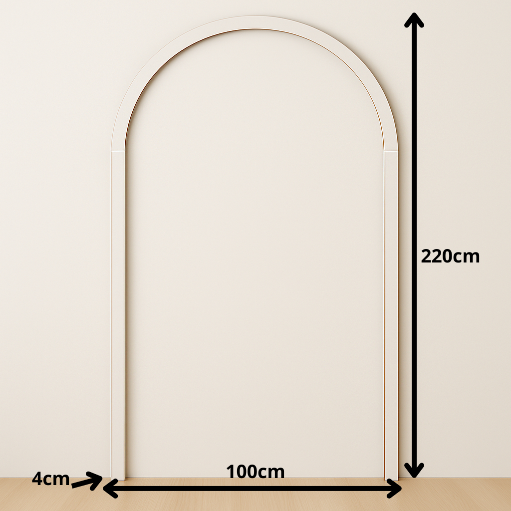 Arco Decorativo em MDF Cru ou Branco 3mm para Parede – 220x100cm | Arco ...