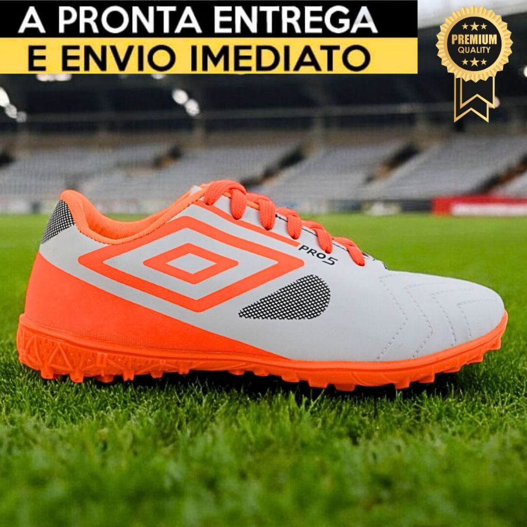 Chuteira Masculina Society/Futsal – Cores Impactantes, Costurada e ...