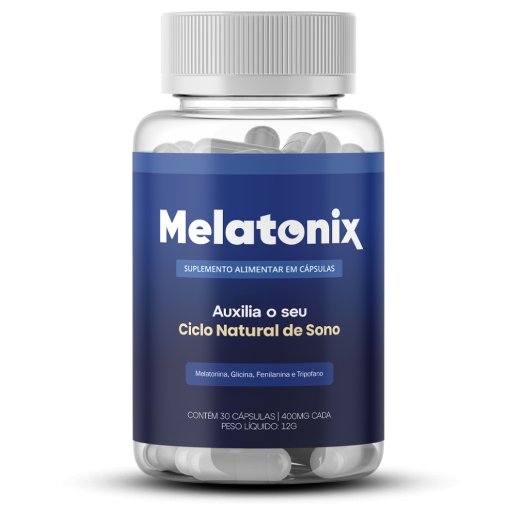 Melatonix – Ajuda no Ciclo do Sono com Triptofano e Glutamina | Shopee ...