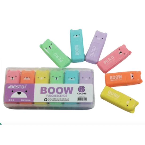 Marca texto de Ursinhos BESTDI Boow Fluorescente | Shopee Brasil