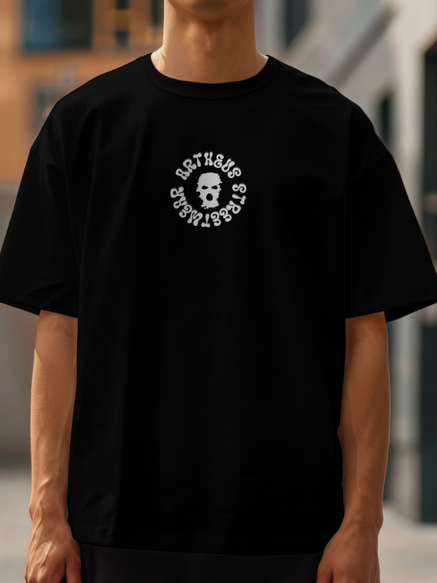 Camiseta basica estampa na frente Artheus streetwear 100% algodao ...