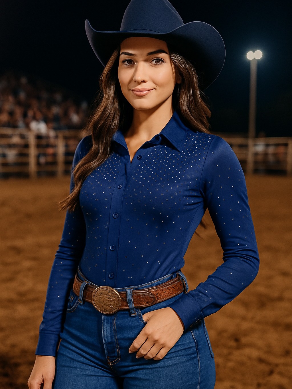 Body Ana Camisa Feminina Céu Coleção Cores Pedraria Moda Country ...