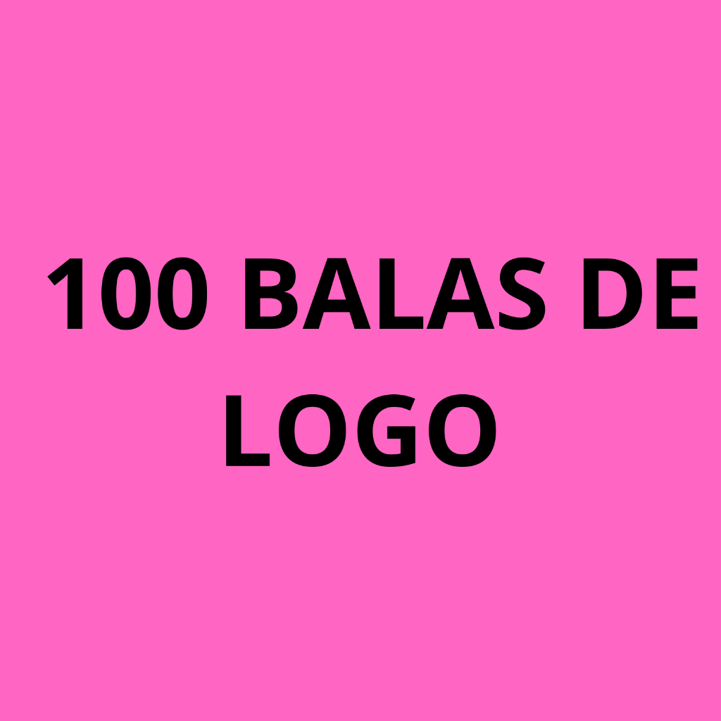 100 Balas de Logo | Shopee Brasil