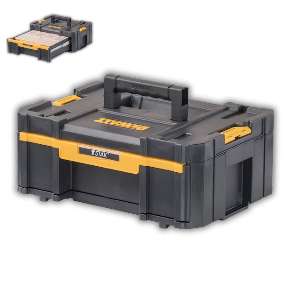 Caixa Plástica para Ferramentas com 2 Gavetas Dewalt TSTAK DWST17803 ...