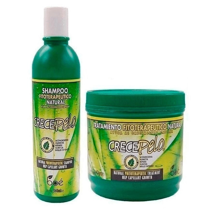 Boé Crece Pelo Kit Shampoo e Mascara 454g | Shopee Brasil