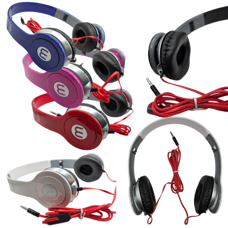 Fone de Ouvido M Dobrável HFFMC Head Fone Cores Over Ear Som Limpo ...