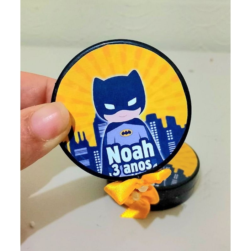 10 latinha para lembrancinha do Batman Cute personalizada com nome e ...