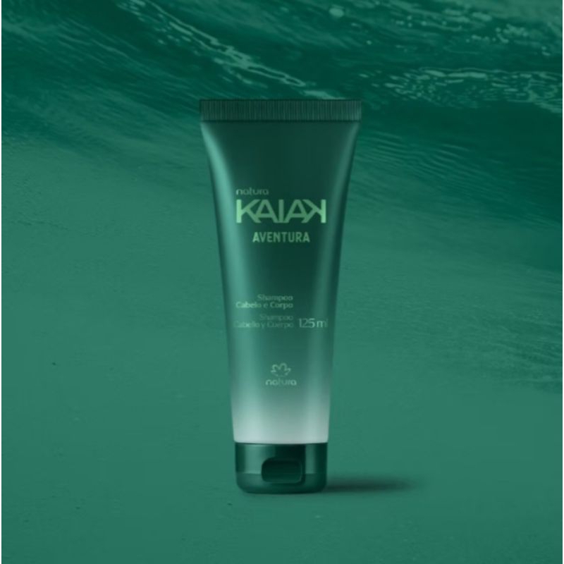 Shampoo Cabelo e Corpo Kaiak Aventura 125ml | Shopee Brasil