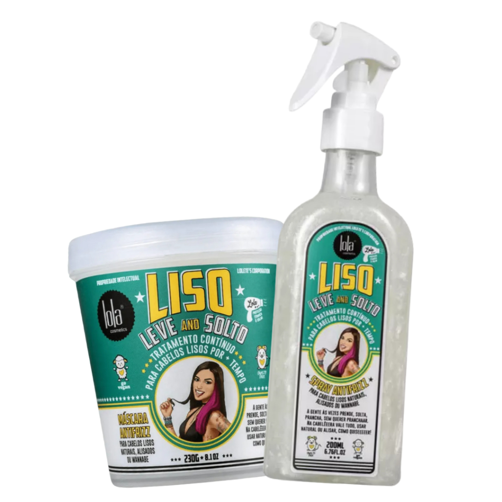 Kit Antifrizz Liso Leve and Solto Lola Cosmetics ( 2 produtos ...