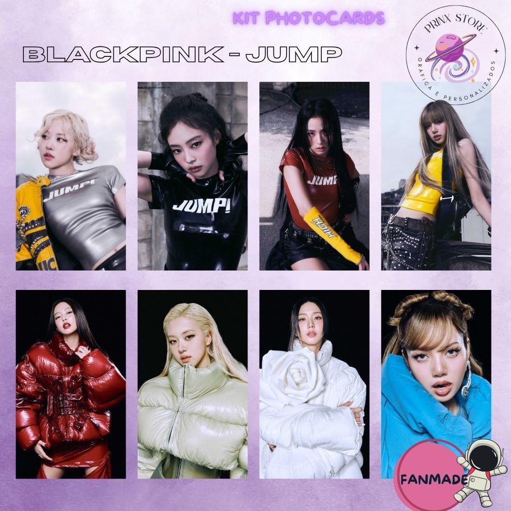 KIT PHOTOCARDS BLACKPINK JUMP DEADLINE KPOP - FANMADE ( LEIA A ...