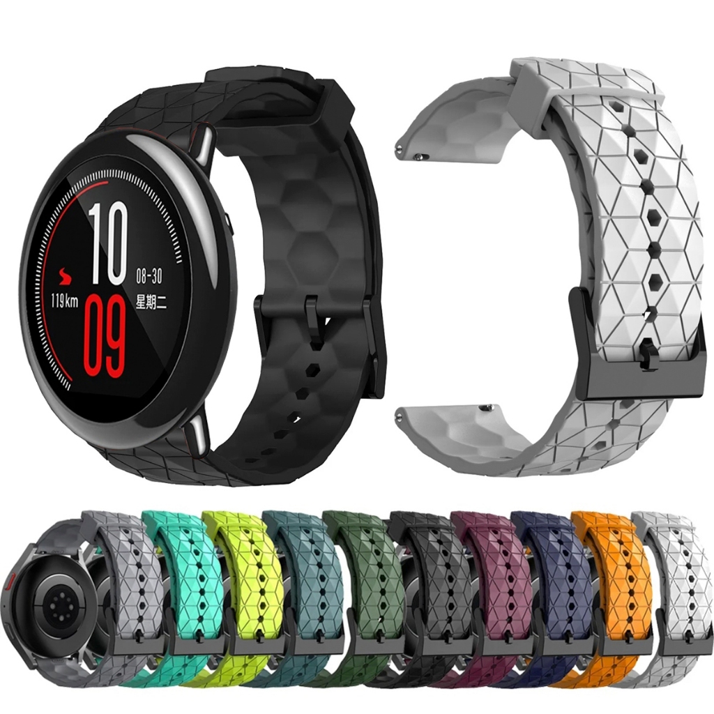 Pulseira 22mm de silicone GEOMETRICA para Smartwatch Amazfit Pace A1612 | Shopee Brasil