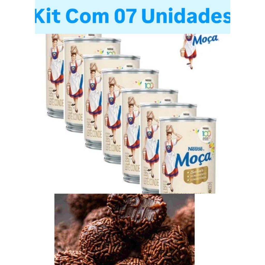 kit 07 leite moça nestlé Leite condensado orginal 395g - Pronta ...