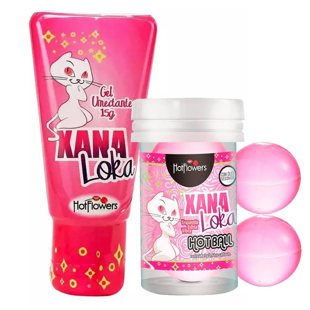 Excitante Feminino Xana Loka Gel Lubrificante Intimo e Bolinha Explosiva Sex Shop | Shopee Brasil