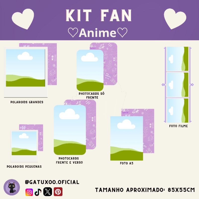 Kit Fan (Animes) | Shopee Brasil