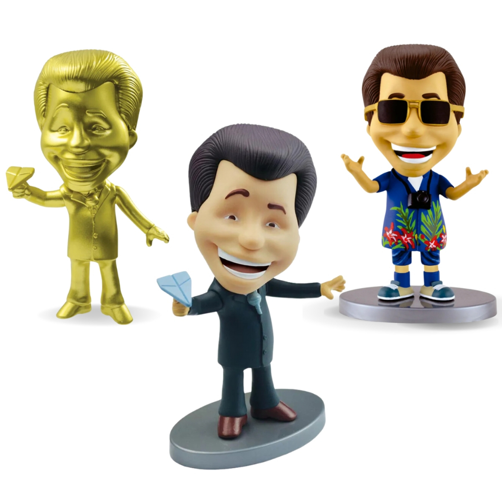Fandom Box Silvinho Silvio Santos Dourado Férias Vinil Atóxico Boneco ...