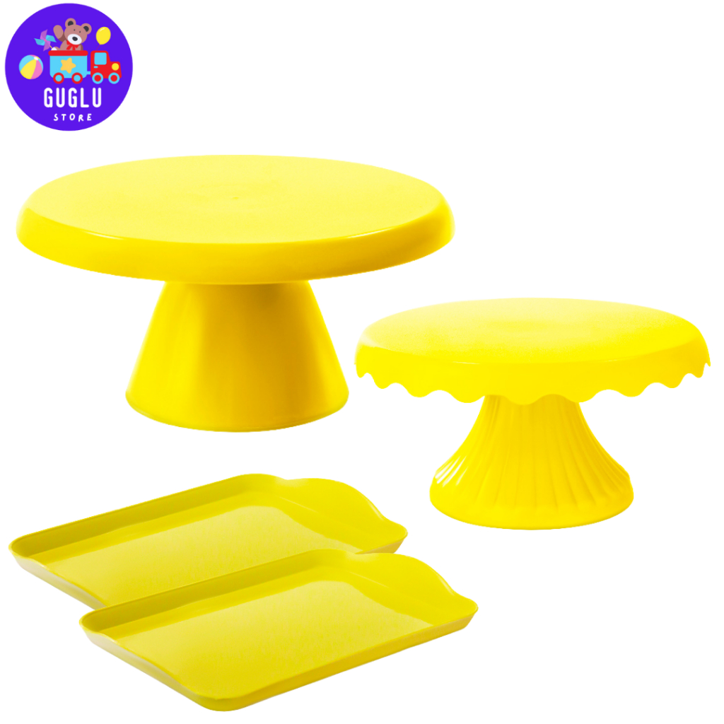Kit Festa pequeno- Boleira Slim 22x11 + Boleira Cake Renda 19 cm ...