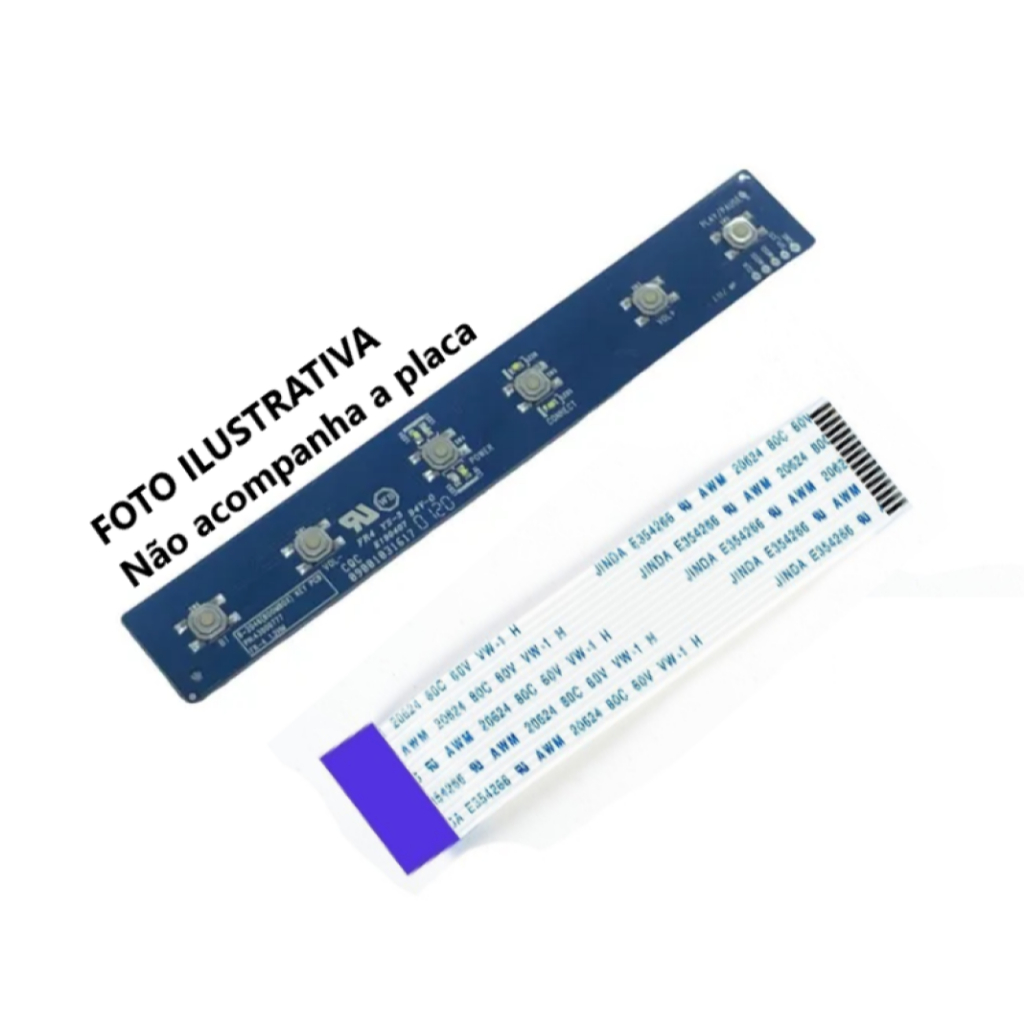 1 Cabo Flat 16 Vias X 15cm P/ Placa Azul Botões Caixa Som Jbl Boombox 1 | Shopee Brasil