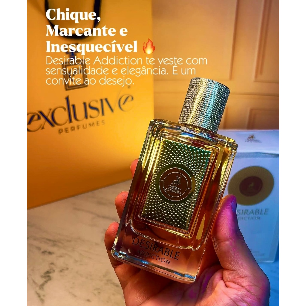 Perfume Desirable Addiction EDP Maison Alhambra 100ml Feminino ...