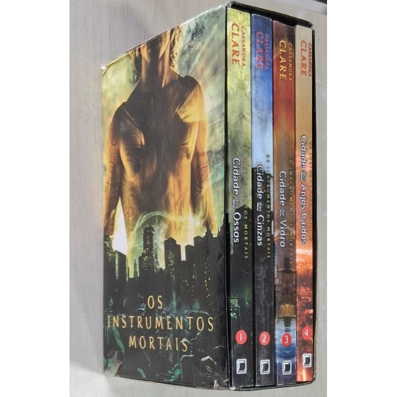 box os instrumentos mortais com 4 volumes | Shopee Brasil