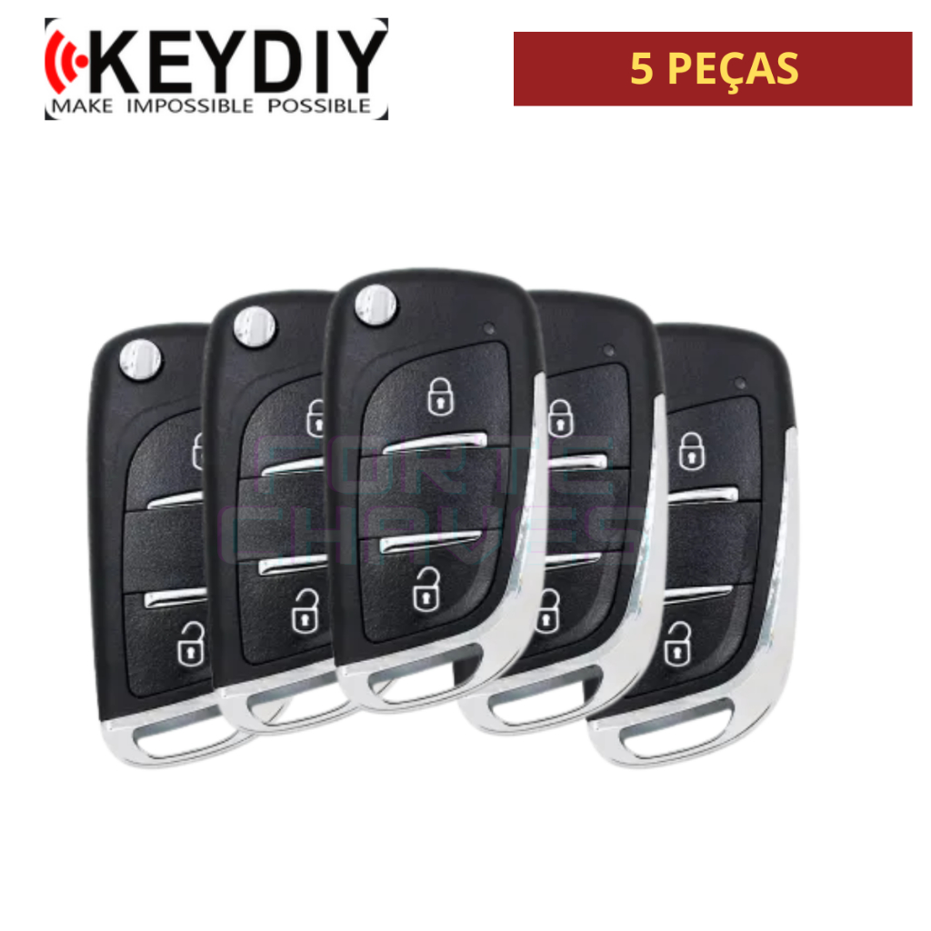 Lote 5 Chaves Keydiy Modelo NB11-2 Multifuncional Mini KD KD900 Kdx2 KD ...