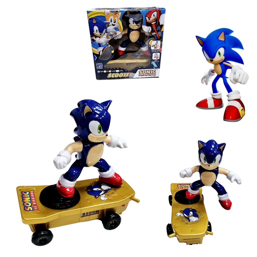 Brinquedo Sonic Skatista Com Luz E Som Hoverboard Tails | Shopee Brasil