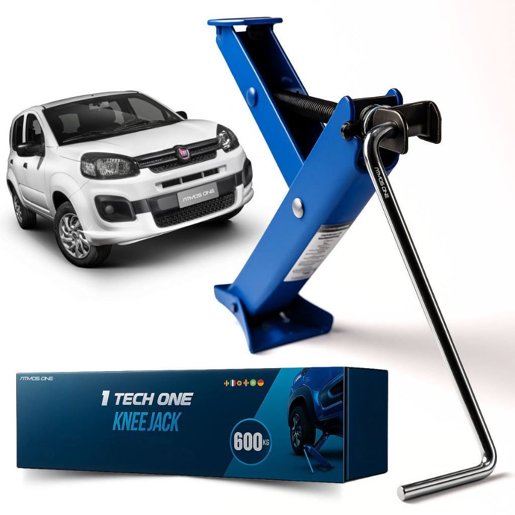 Macaco Hidráulico para Carro 600kg Tipo Joelho Azul Tech One Automotivo ...