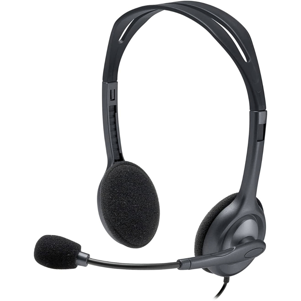 Headset com Fio Logitech H11 Microfone, Redução de Ruído e Conexão P2 3 ...