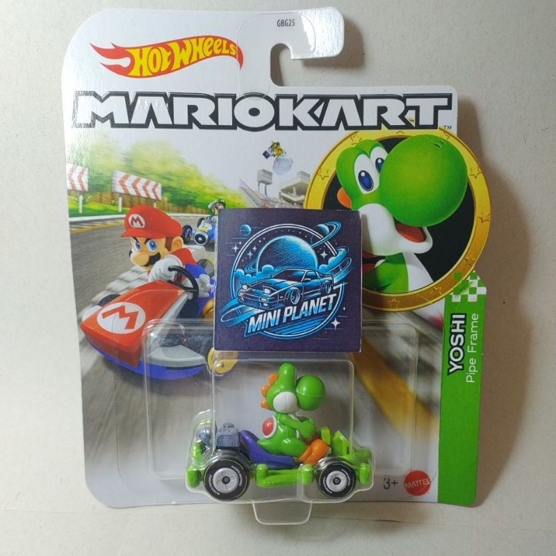 Hot Wheels Mario Kart - Yoshi - Pipe Frame | Shopee Brasil