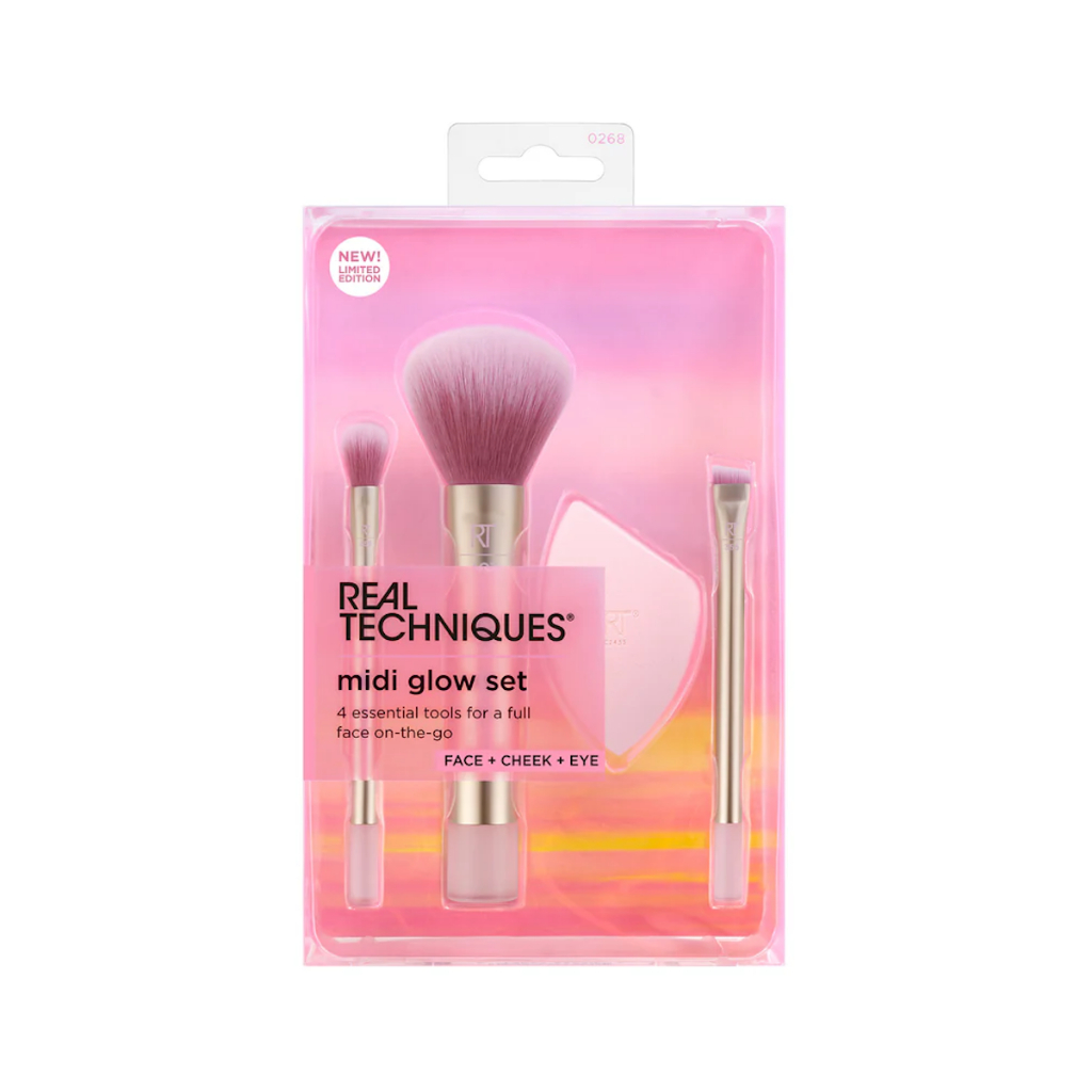 Real Techniques - Kit Midi Glow | Shopee Brasil