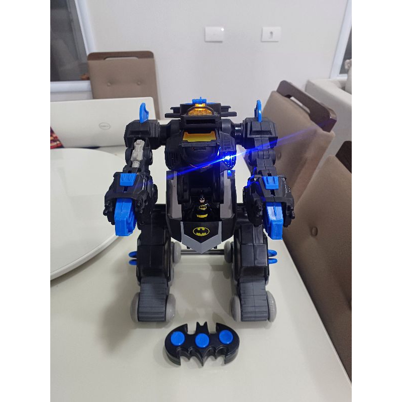 Robo Batman eletrônico imaginext com controle remoto | Shopee Brasil