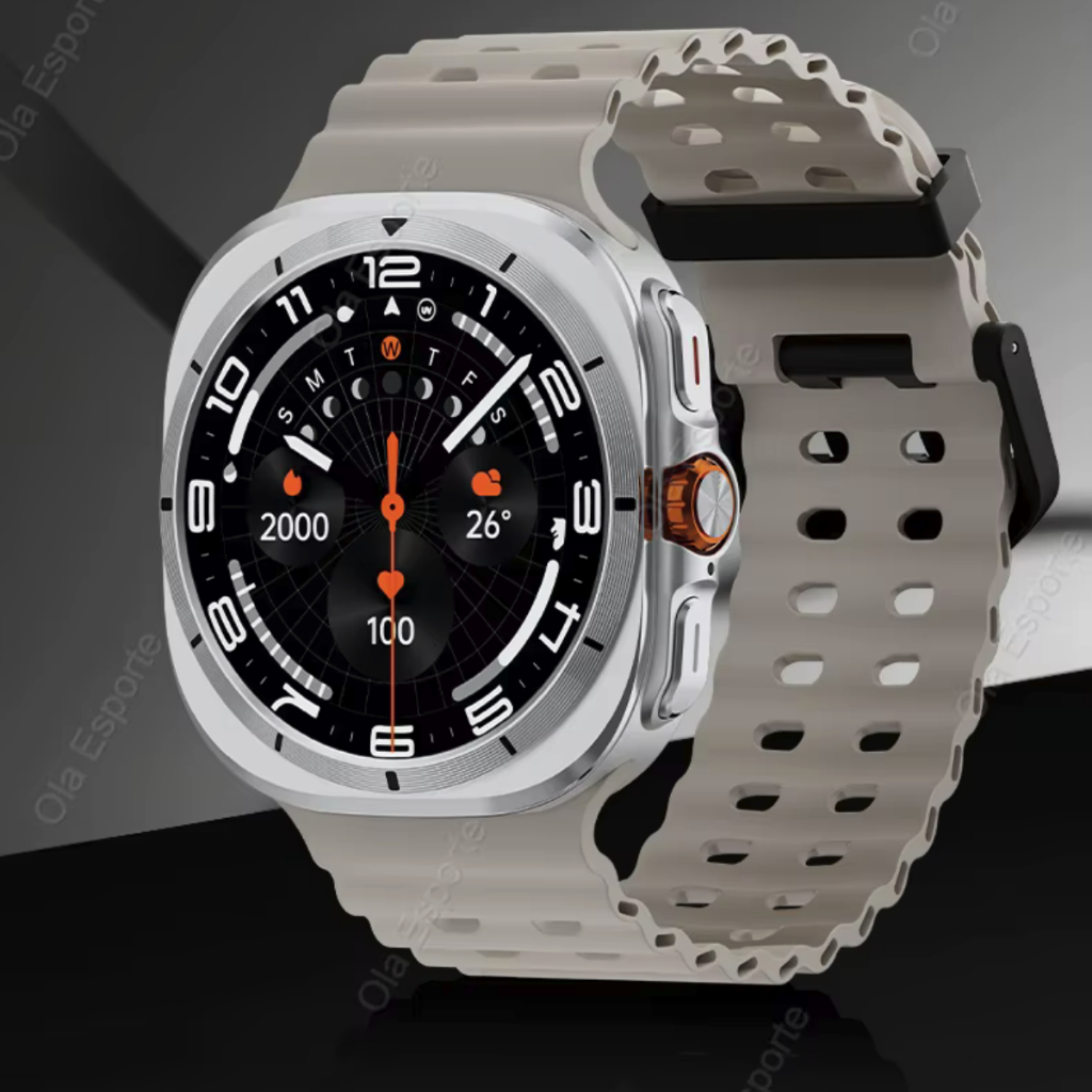 Smartwatch WS-X1 Ultra 3 em 1 Relógio Inteligente com 3 Pulseiras ...