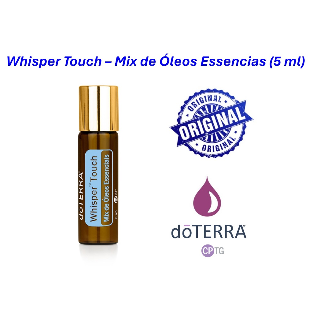 Whisper Touch Mix de Óleos Essenciais 5 ml - Roll on ORIGINAL e 100% ...