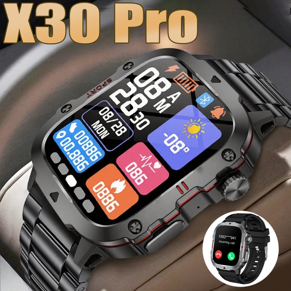 Novo smartwatch X30 com função de jogo de chamada Bluetooth de ...