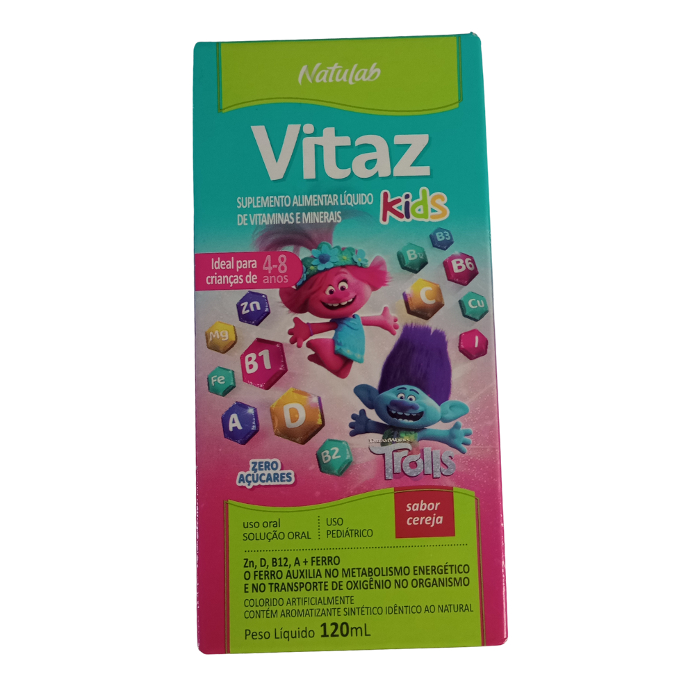 🧒 Vitaz Kids Trolls 120ml – Suplemento Infantil - 4 a 8 anos | Sem ...