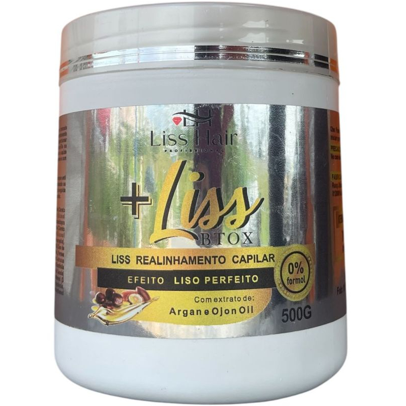 Botox +Liss Realinhamento Capilar 0% Formol 500g Liss Hair Profissional ...