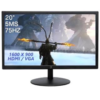 Monitor LED 20″ Wide HDMI VGA1600×900 75MHZ FIXAÇÃO EM PAREDE GAMER ...