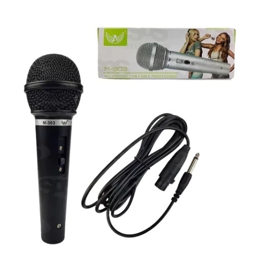 Microfone Com Fio Profissional M303 | Shopee Brasil