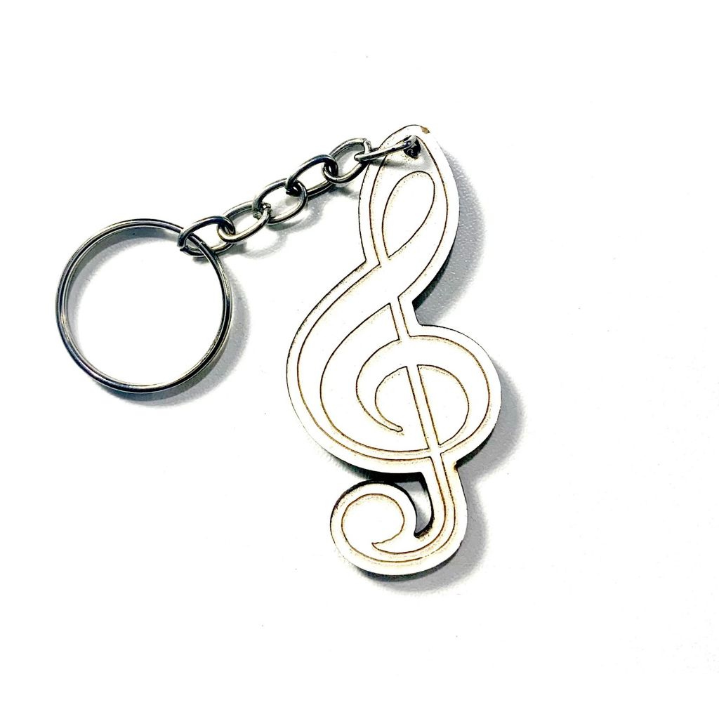 Chaveiro Nota Musical em MDF 3mm – Lembrancinha Criativa e Musical ...