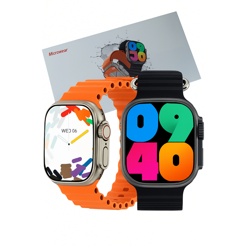 Relógio Smartwatch W69 Microwear Ultra Pro Series 9 NFC Inteligência, ChatGPT Estilo e ...