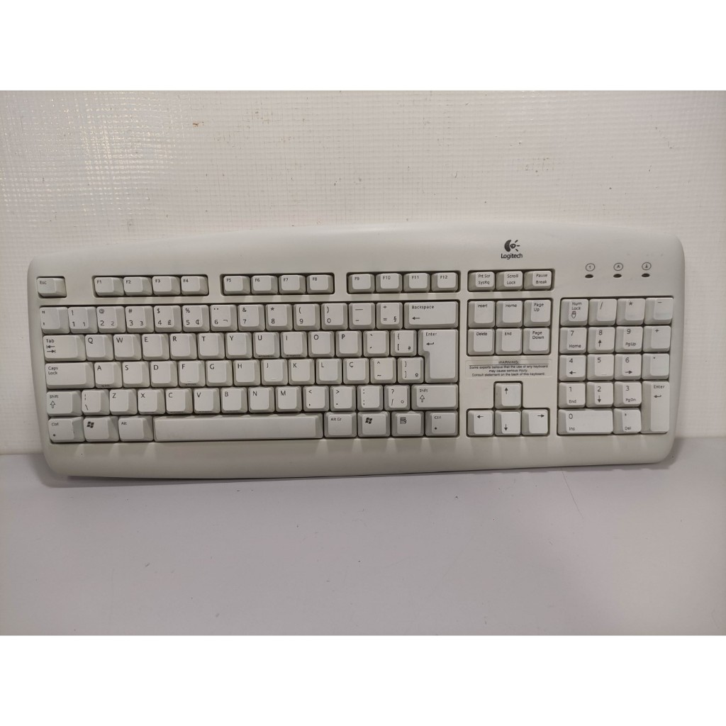 Teclado Logitech Ps2 Antigo Retro Pc Computador 5lh (Usado) | Shopee Brasil