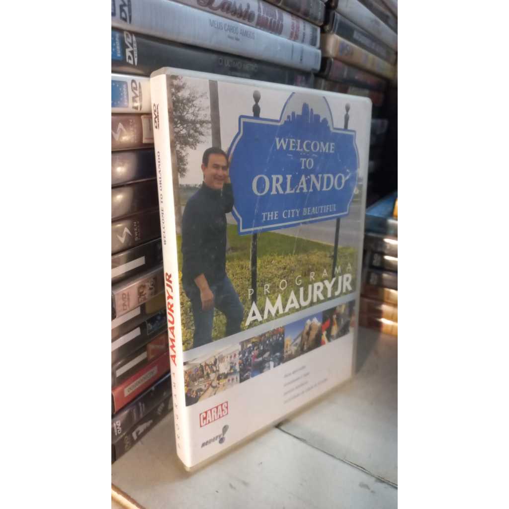 DVD - Welcome to Orlando - Programa Amaury Jr. - Rede TV - Muito bom estado | Shopee Brasil