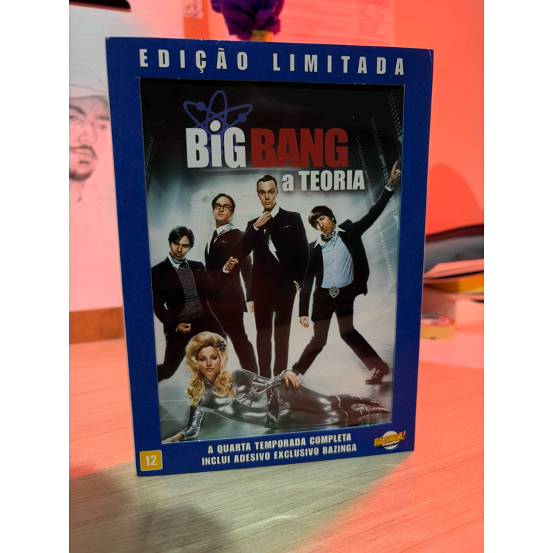 DVD Big Bang a teoria (The Big Bang Theory) Quarta Temporada | Shopee ...