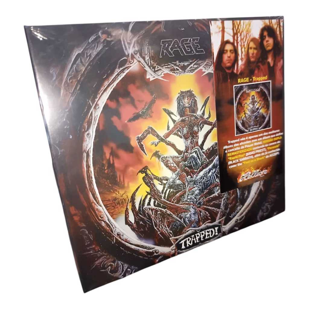 "RAGE - TRAPPED + CD BÔNUS - ( 2 CD´S DIGIPACK – EDIÇÃO REMASTERIZADA ...