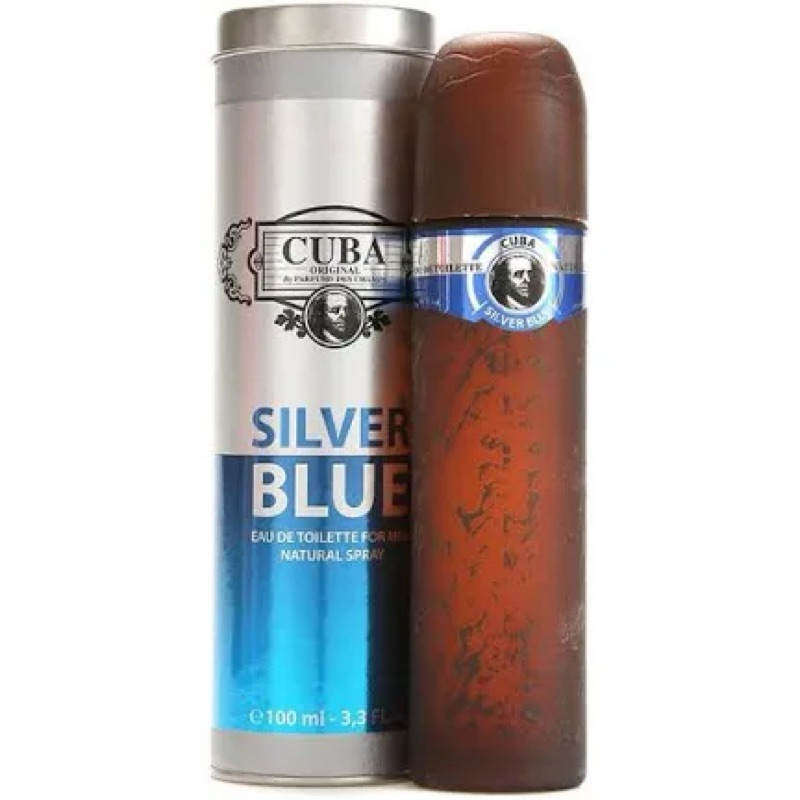 Perfume Cuba Silver Blue Masculino 100ml Original (Importado) | Shopee ...