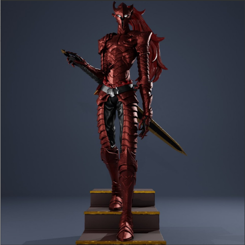 Action Figure Igris Solo Leveling | Boneco colecionável Igris 25 a 45cm ...